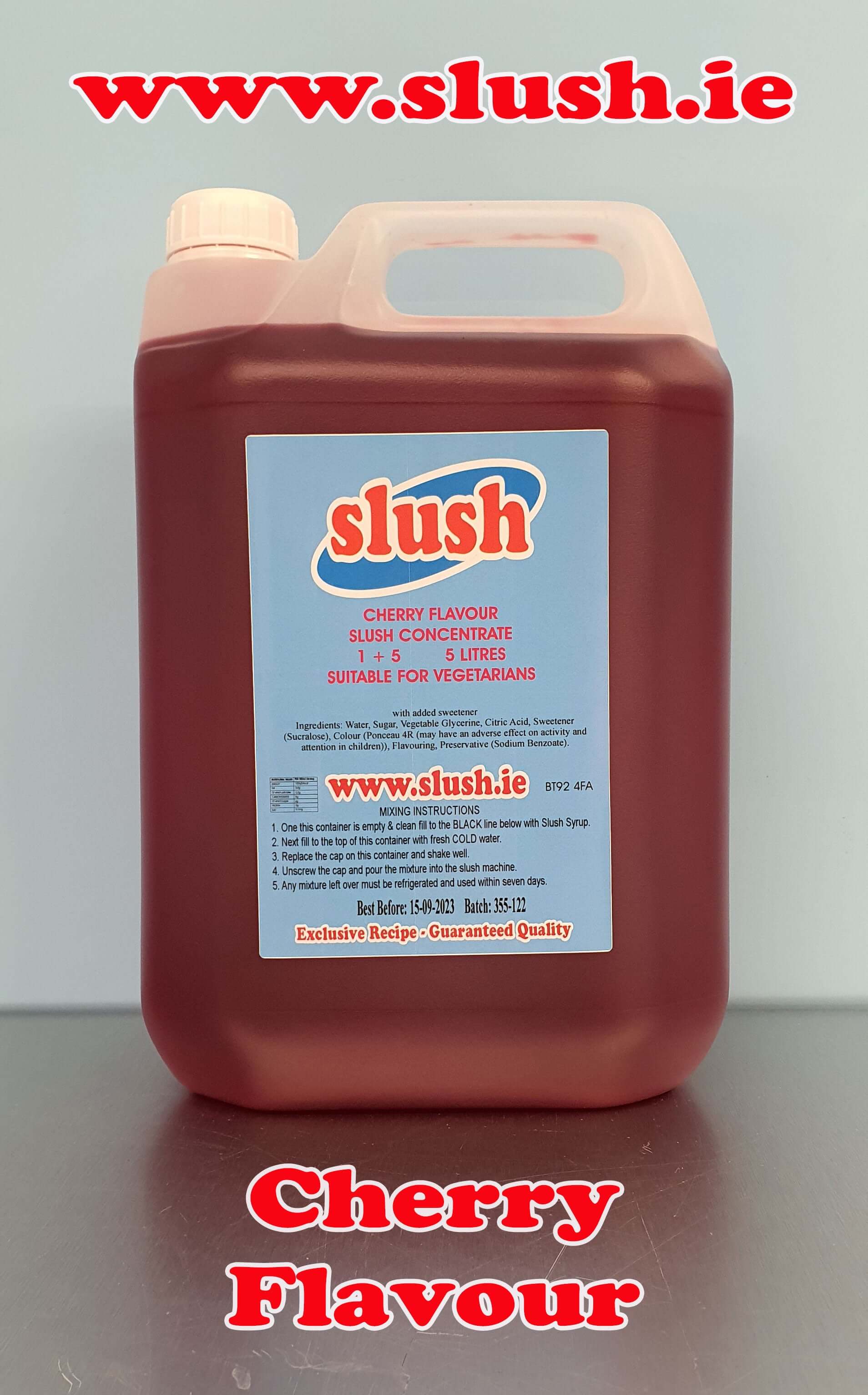 Slush Mix Cherry Flavour | www.slush.ie