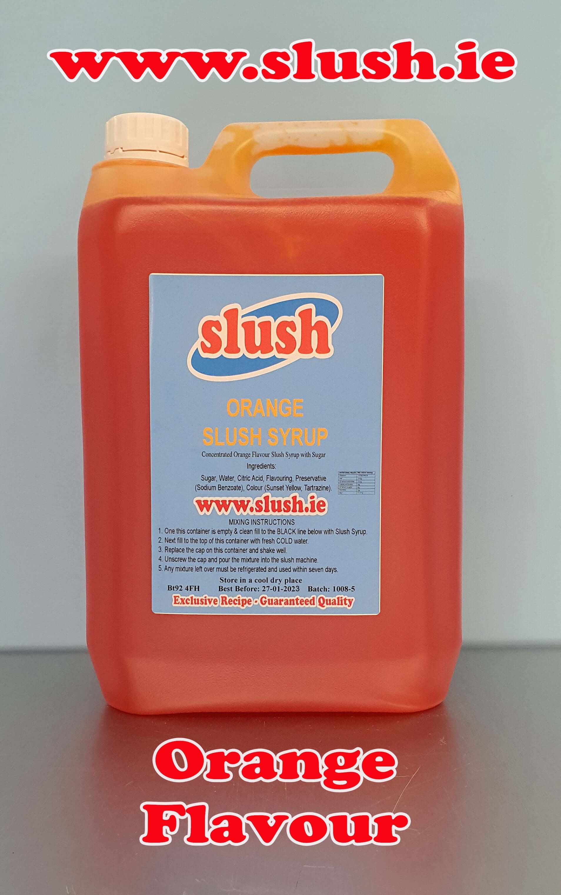 Slush Mix Orange | www.slush.ie